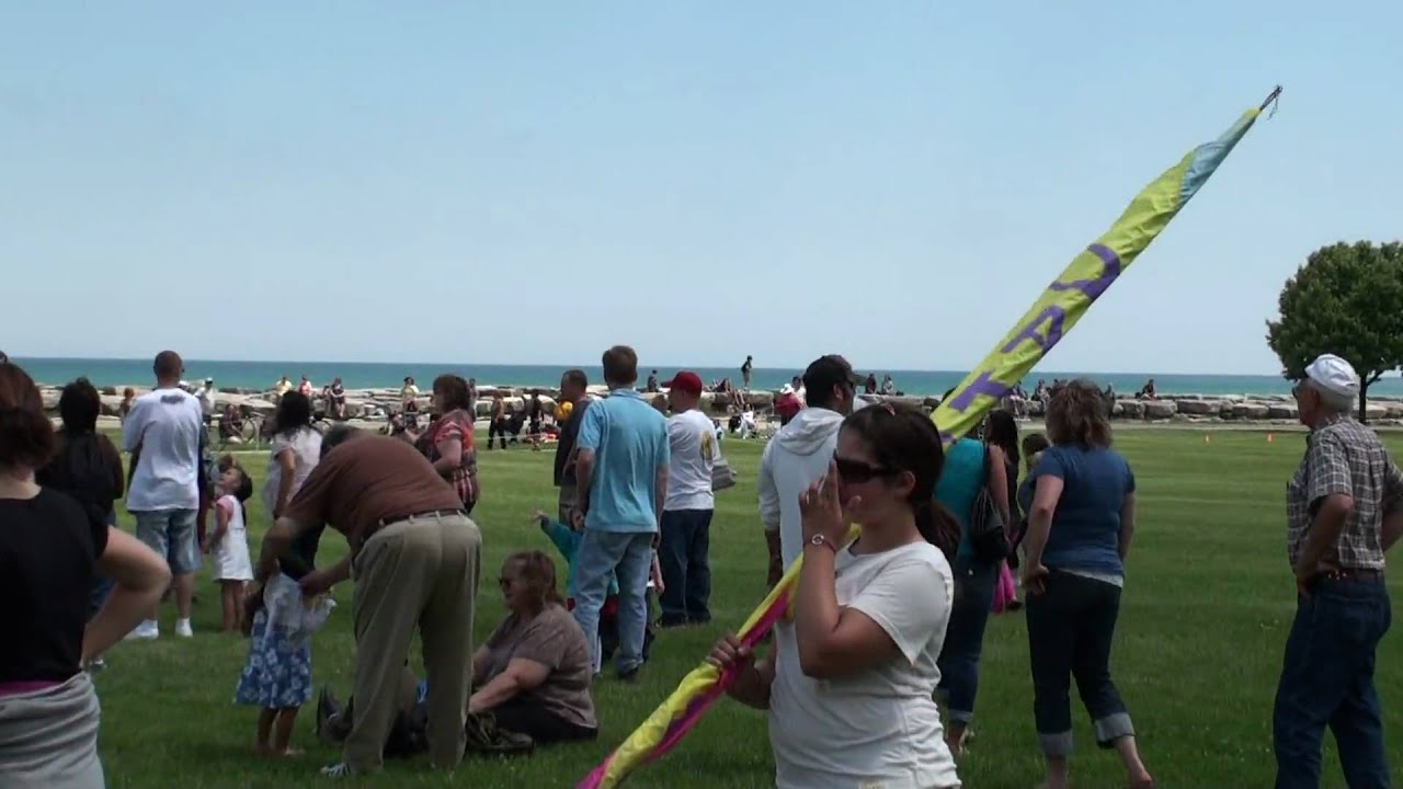 The Kids Candy Drop part 3 at the Outta Sight Kite Flight in Kenosha ...