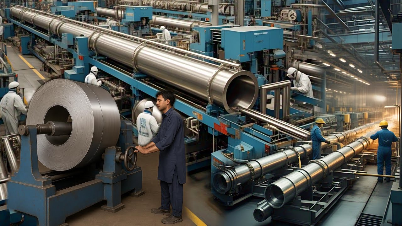 How Stainless Steel Tube Pipes Are Mass Produced | Detailed Factory ...
