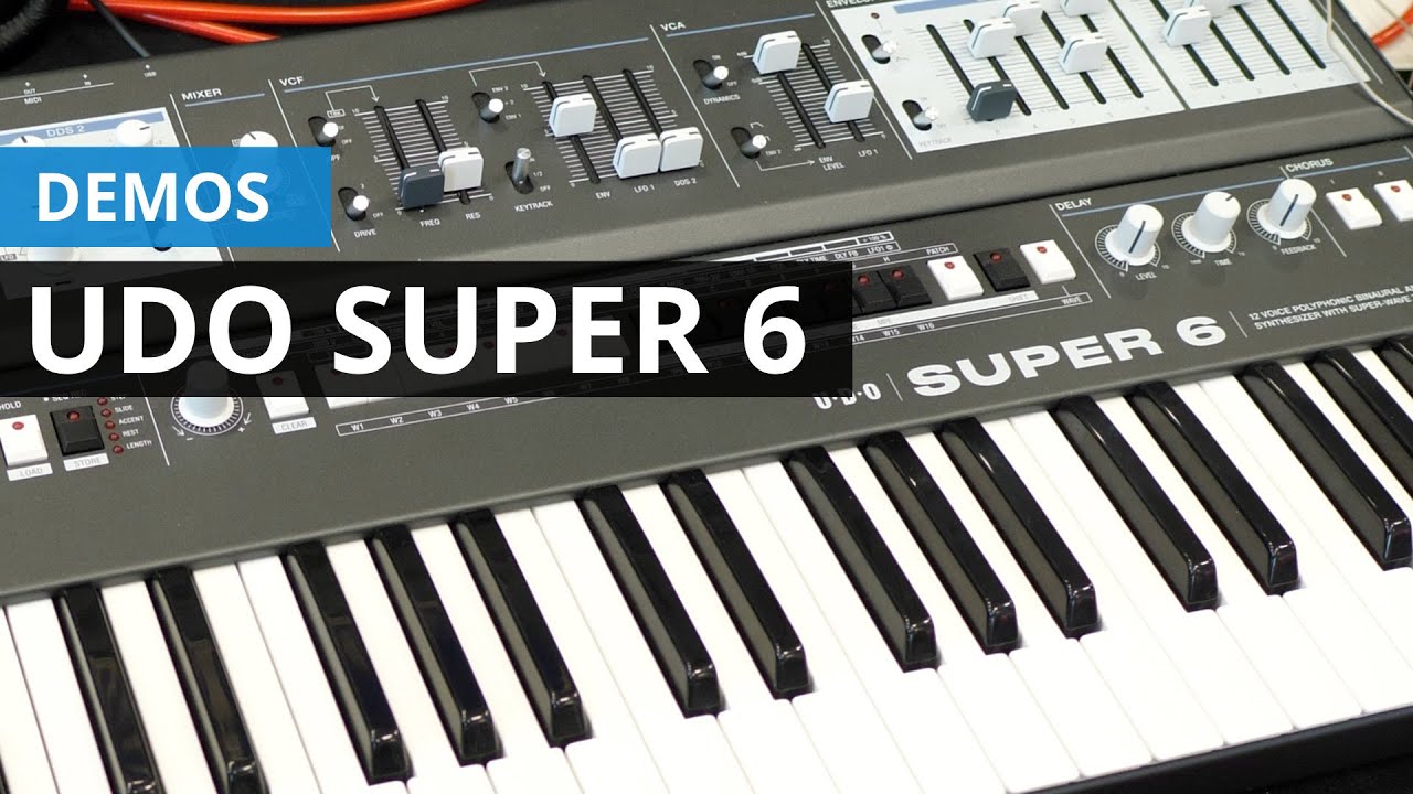 UDO Super 6: demo de sonido - YouTube