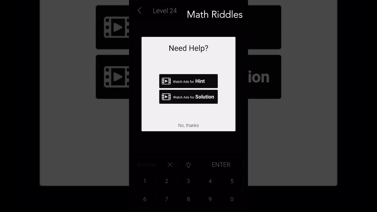 Math Riddles Level 24 - YouTube