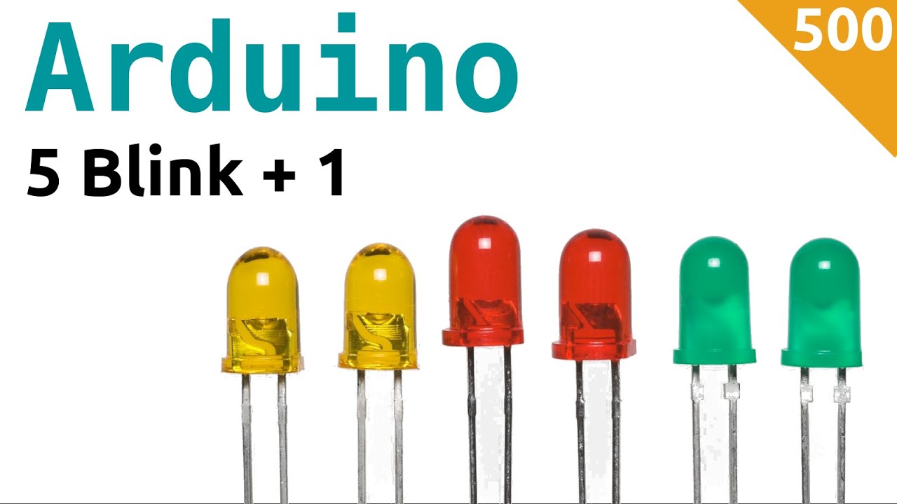 5 modi per far lampeggiare un LED con con Arduino (+1) - Video 500 ...