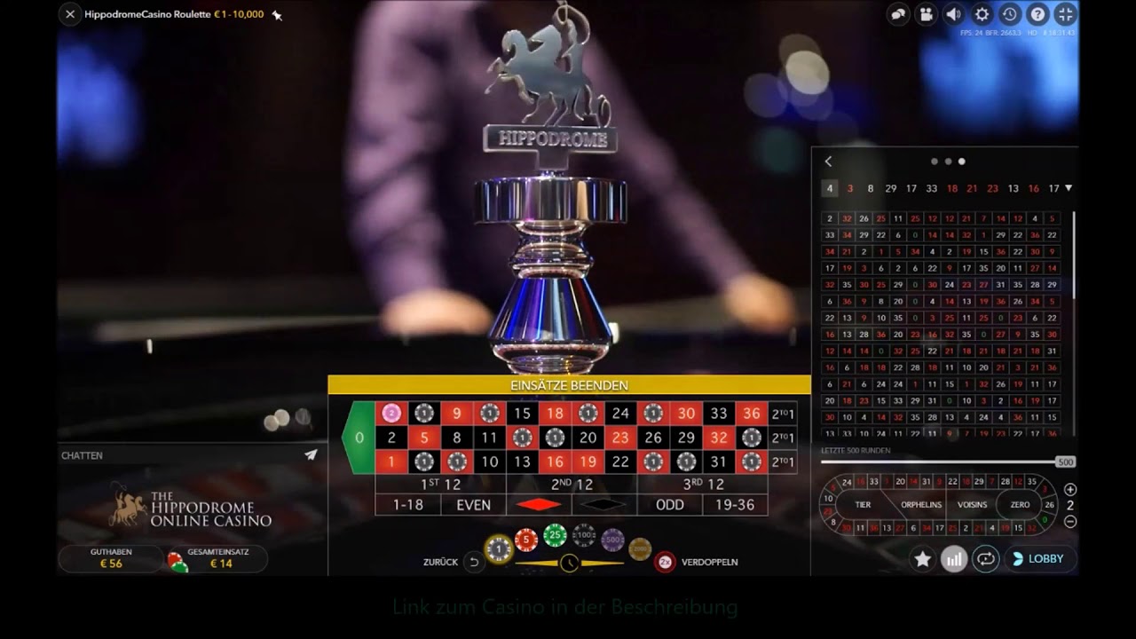 50€ VS. Hippodrome Roulette - YouTube