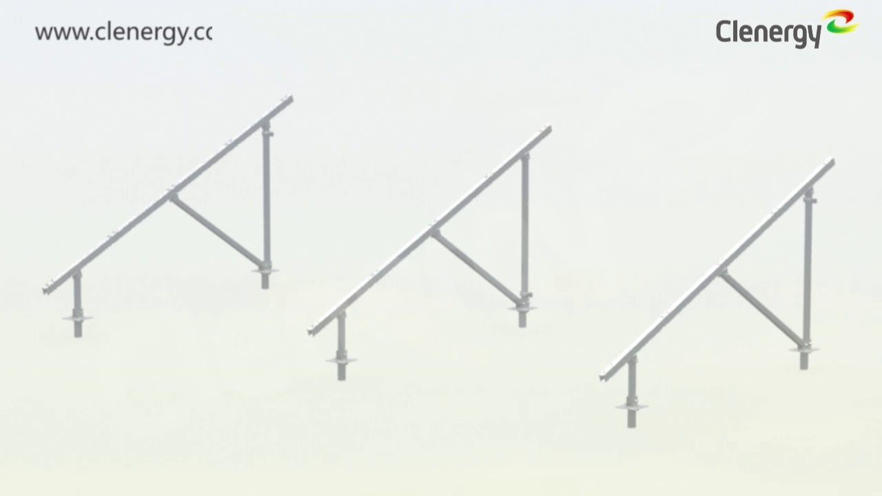 Install PV-ezRack SolarTerrace Eco Ground Mounting System - YouTube