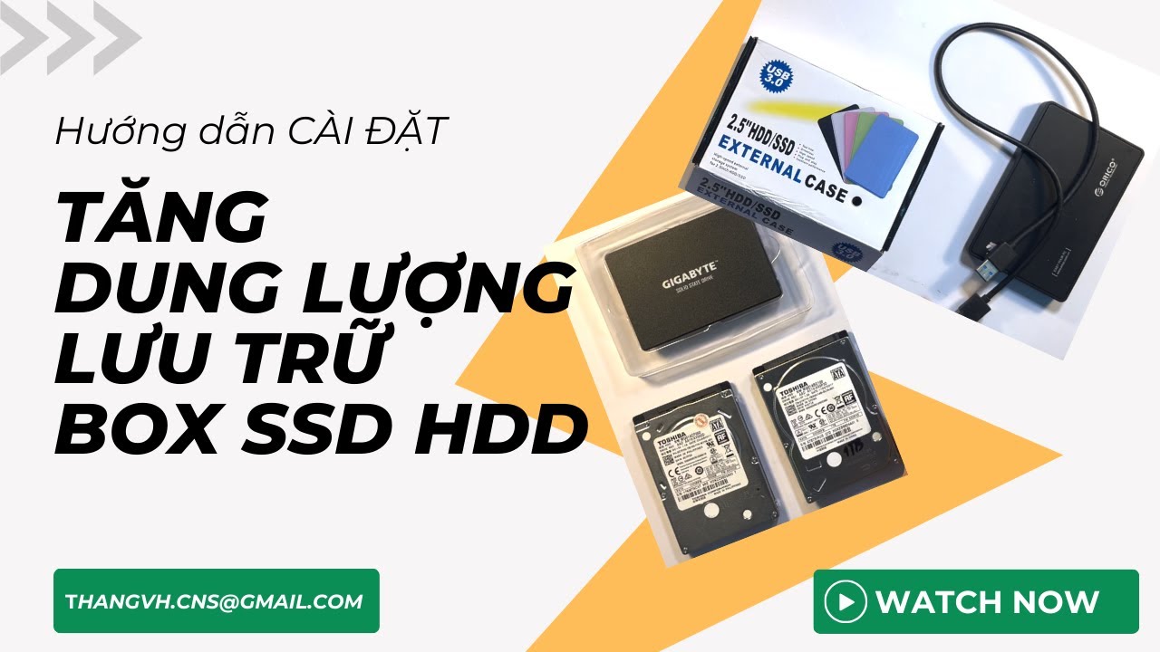 Hướng dẫn lắp đặt, định dạng Box ổ cứng di động rời SSD HDD, tăng dung ...