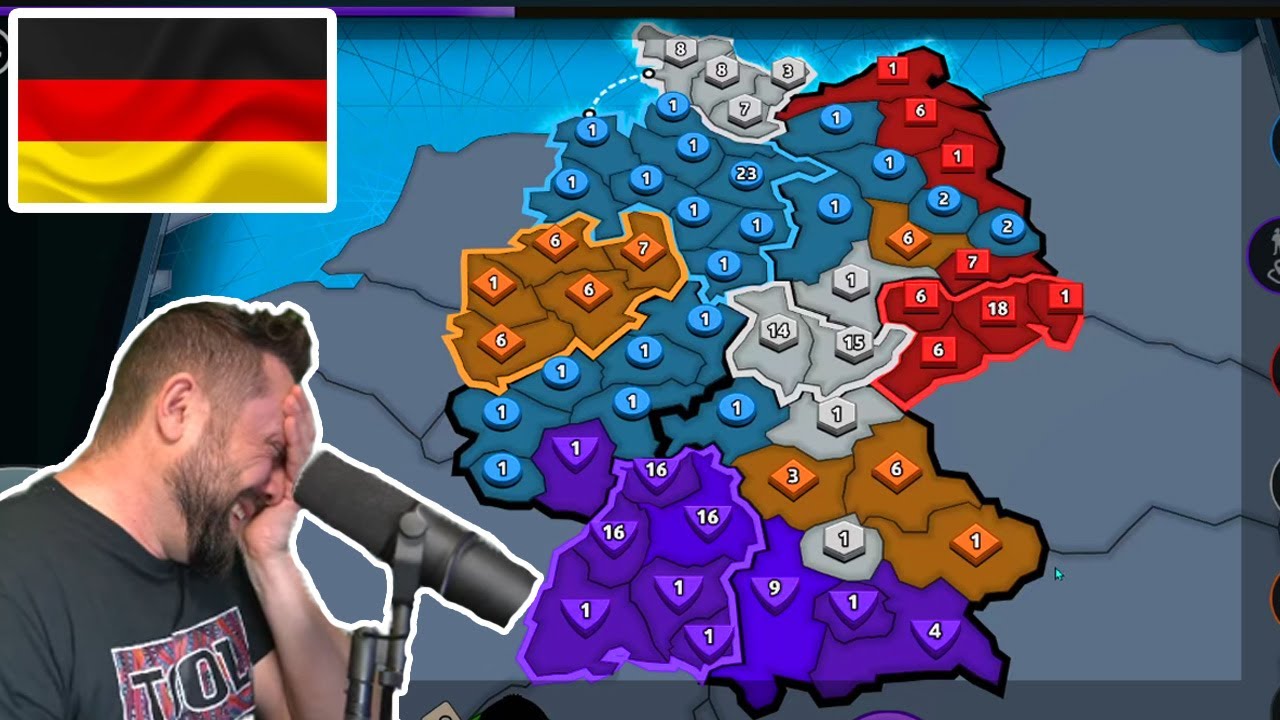 The Battle Royale For Germany In Risk! Map Master Mondays - YouTube