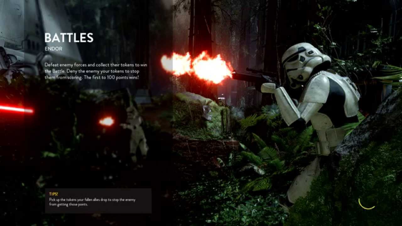 Star Wars Battlefront - Battle Mode - Endor - YouTube