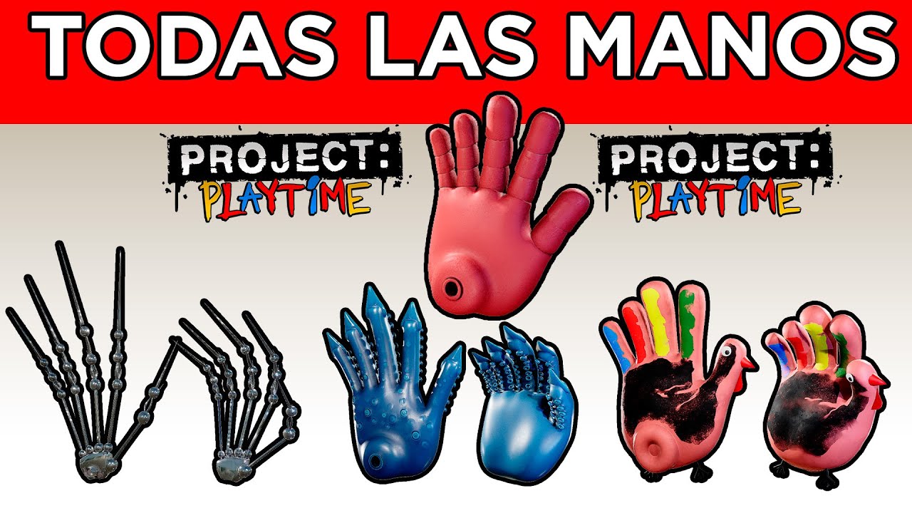 FILTRADAS TODAS LAS MANOS de Project PLaytime - YouTube
