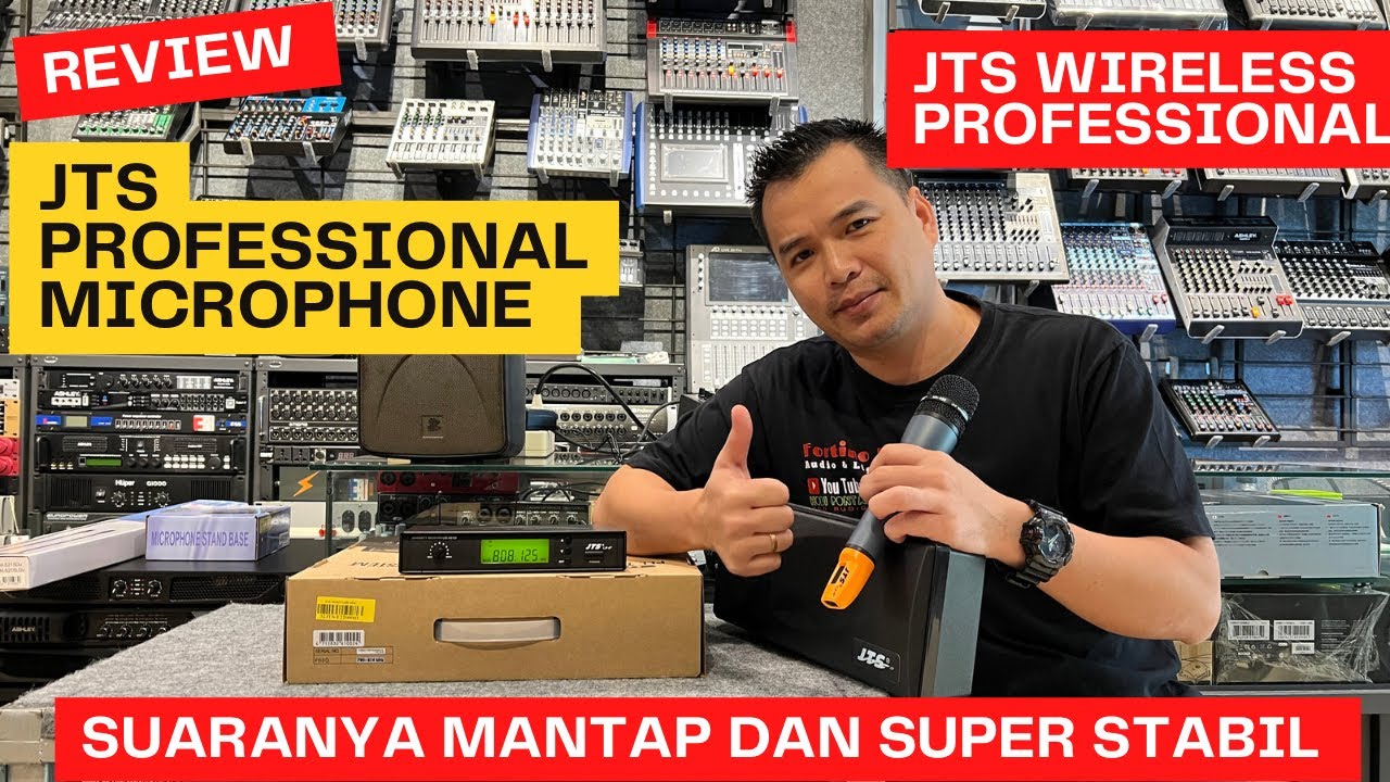 NO DEBAT - MIC WIRELESS JTS 1CH US910D KEREN HARGA SUPER MANTAP - YouTube