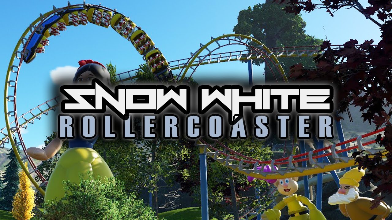 Snow White Roller Coaster (Characters Included) Planet Coaster - YouTube