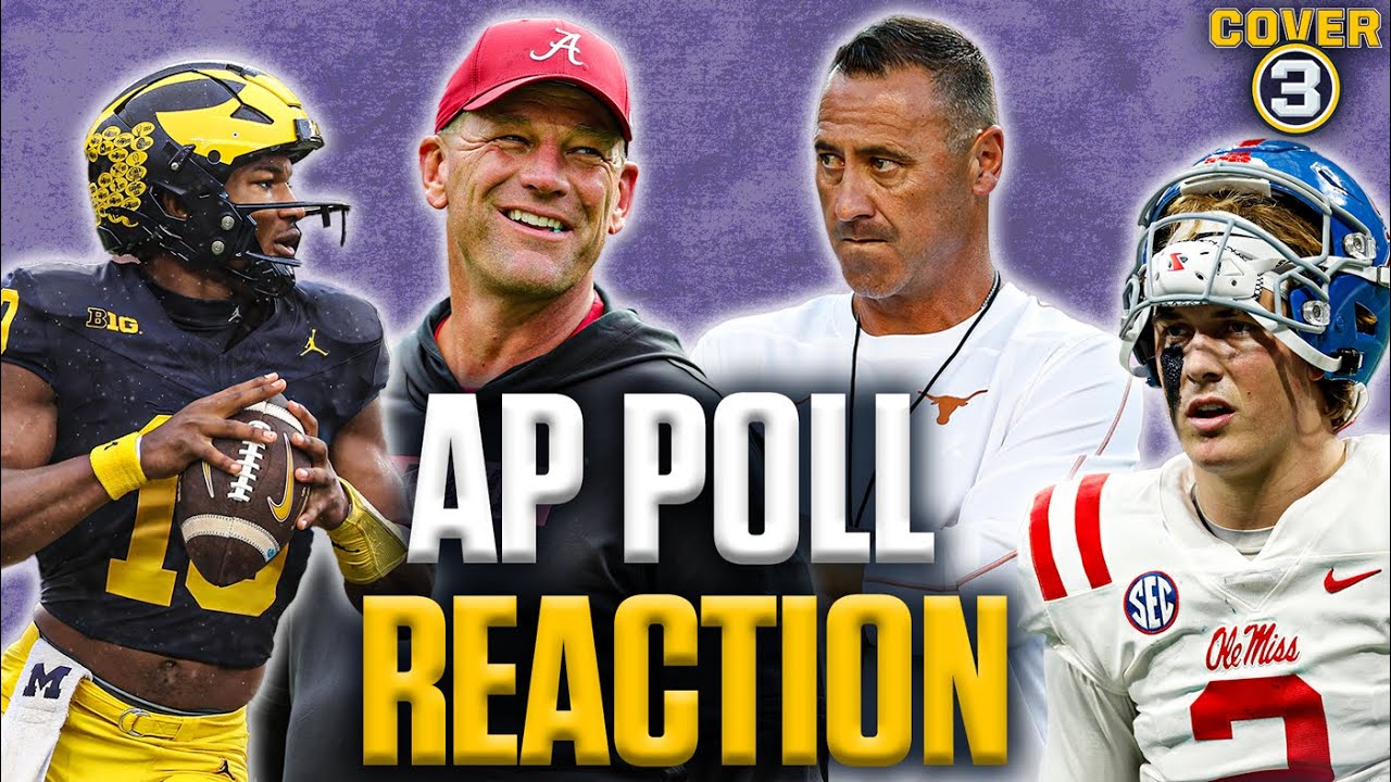 College Football AP Poll Top 25 Reaction | CFB Week 6, Alabama, Texas ...
