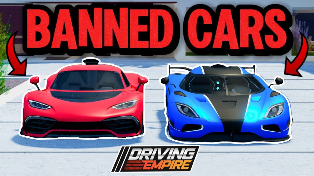 Testing BANNED Cars In Driving Empire! - YouTube