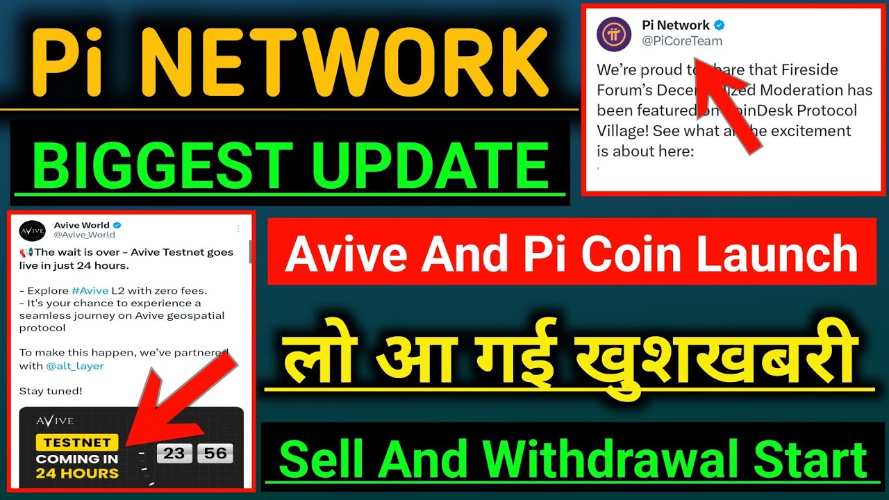pi network new update/Pi Network Launch Date/Pi Coin Price In India ...