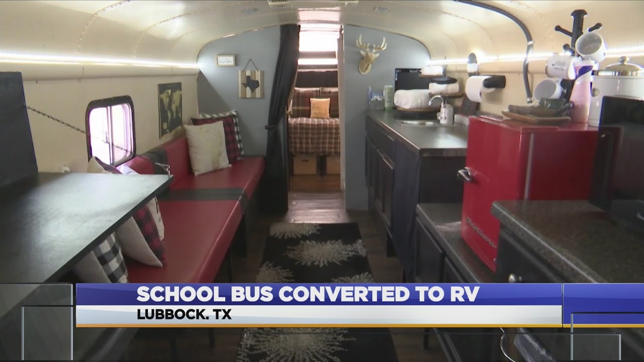 School Bus Converted To RV - YouTube