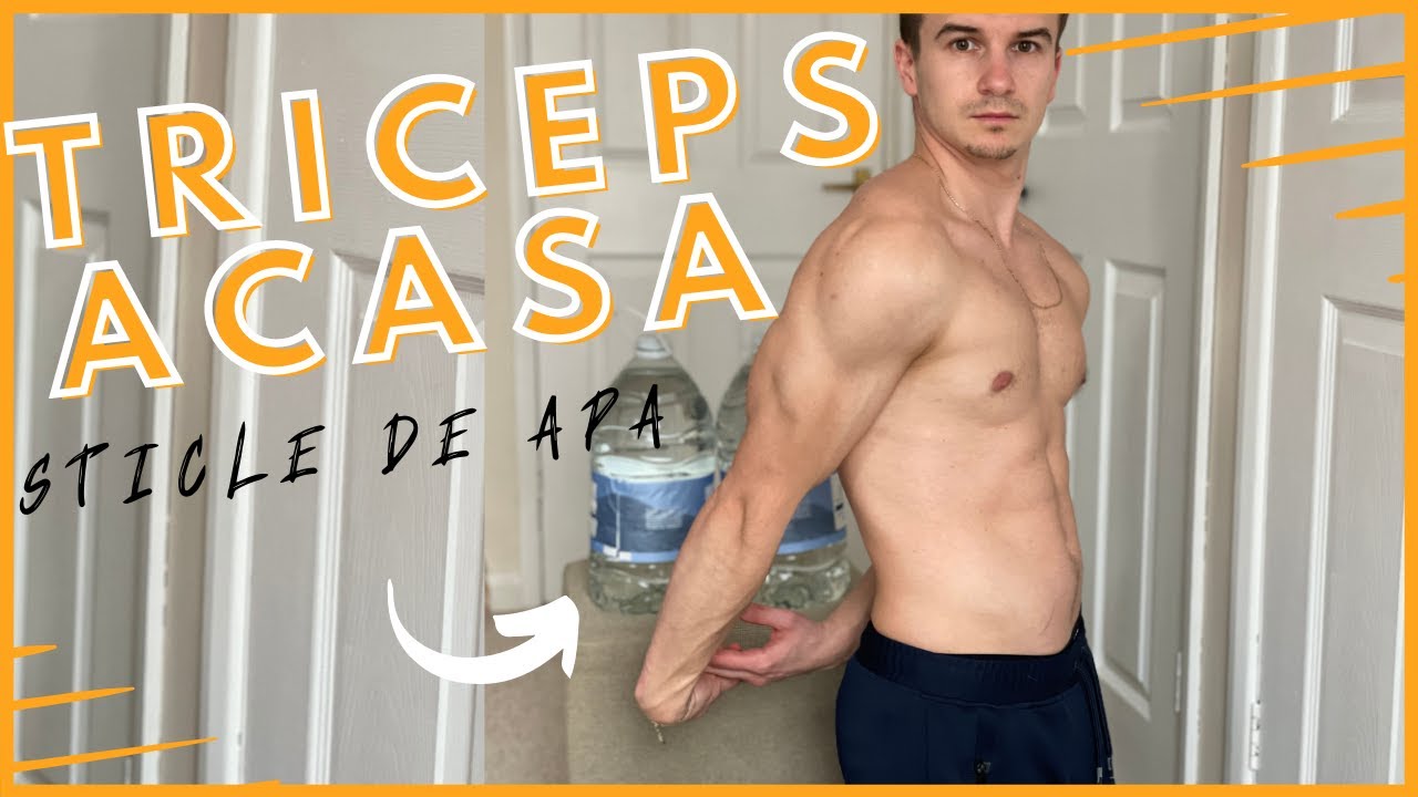 Exercitii pentru Triceps Acasa cu Sticle de Apa - YouTube