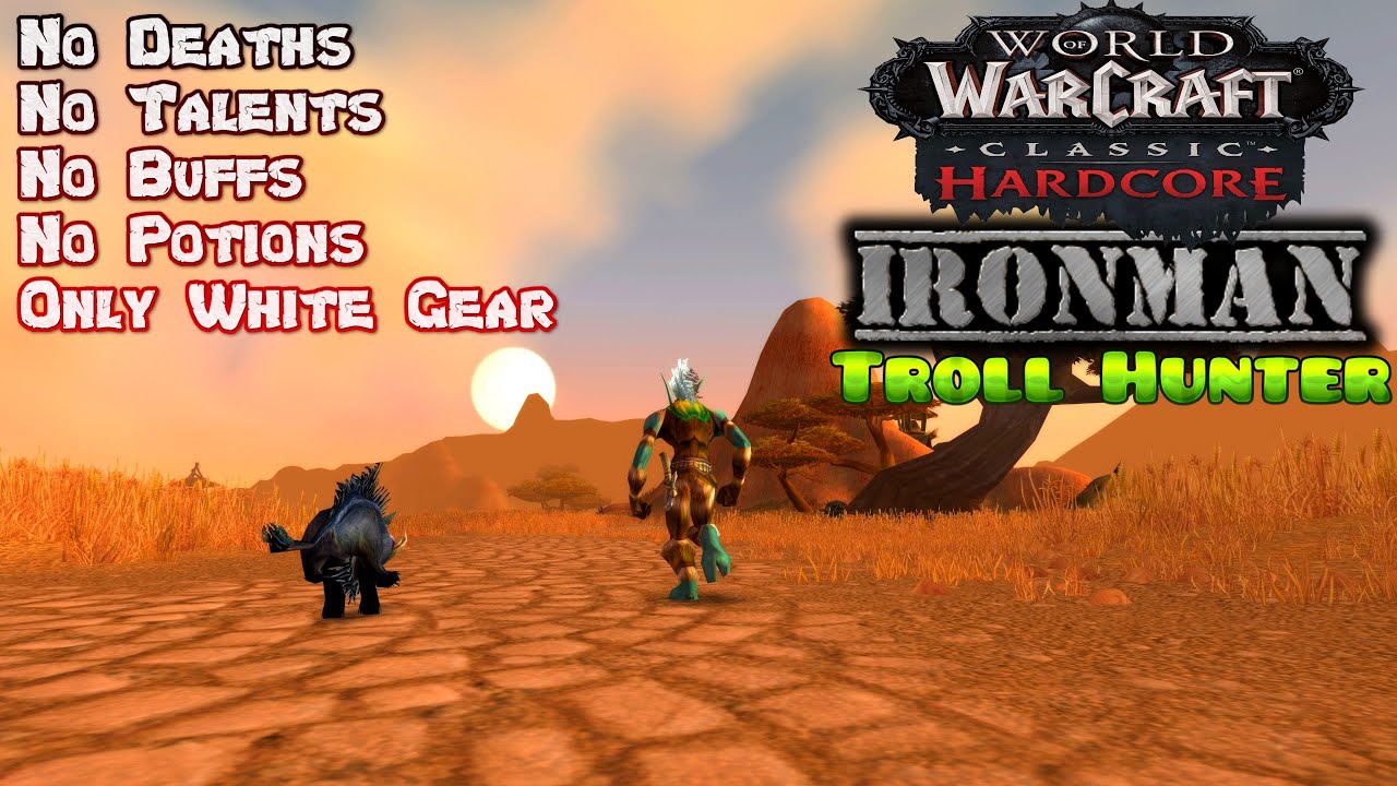 Classic Ironman Challenge - Troll Hunter - WoW Hardcore - Ep.11 - YouTube
