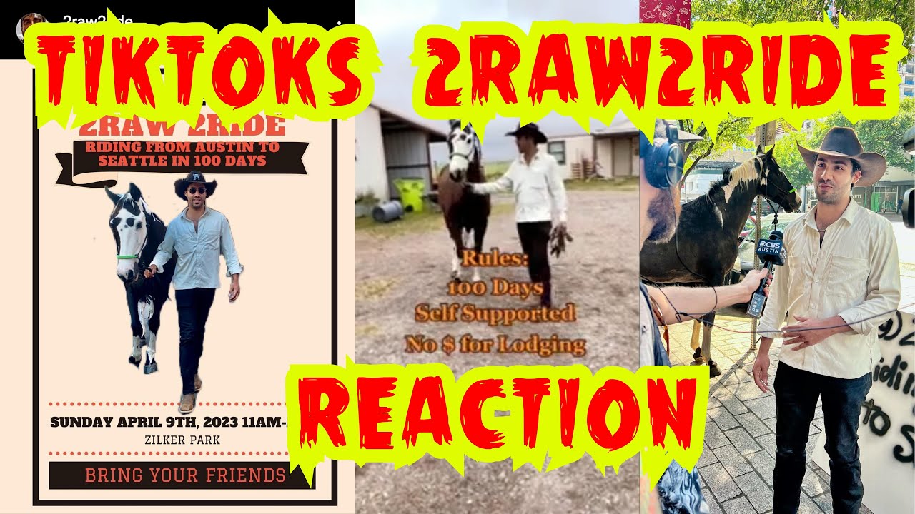 REACTING to TikToks by 2 RAW 2 RIDE aka Cyril Bertheau and HORSE SHIOK ...