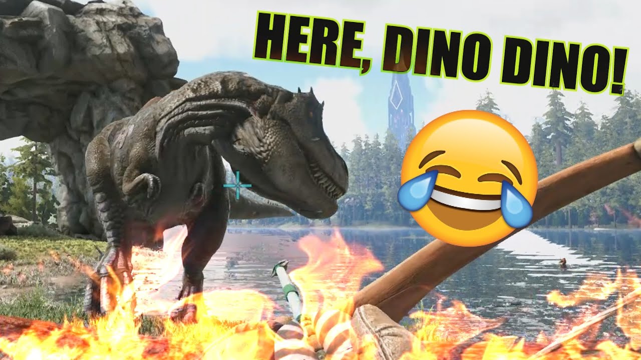 TAMING A 145 T-REX!?!??! | ARK - YouTube
