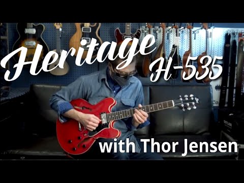 Heritage H-535 in Trans Cherry with Thor Jensen