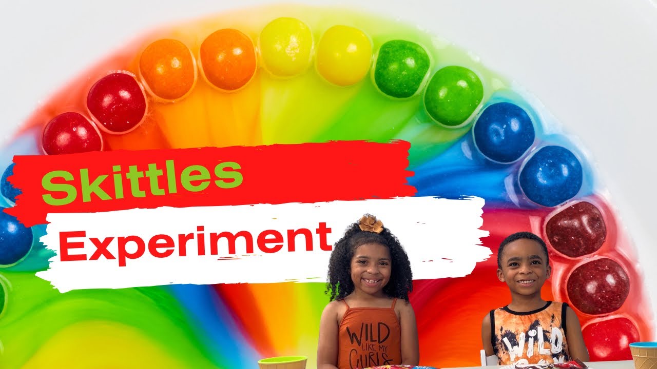 Trying out the Skittles Experiment with M&M’s- Kids STEM Activity - YouTube