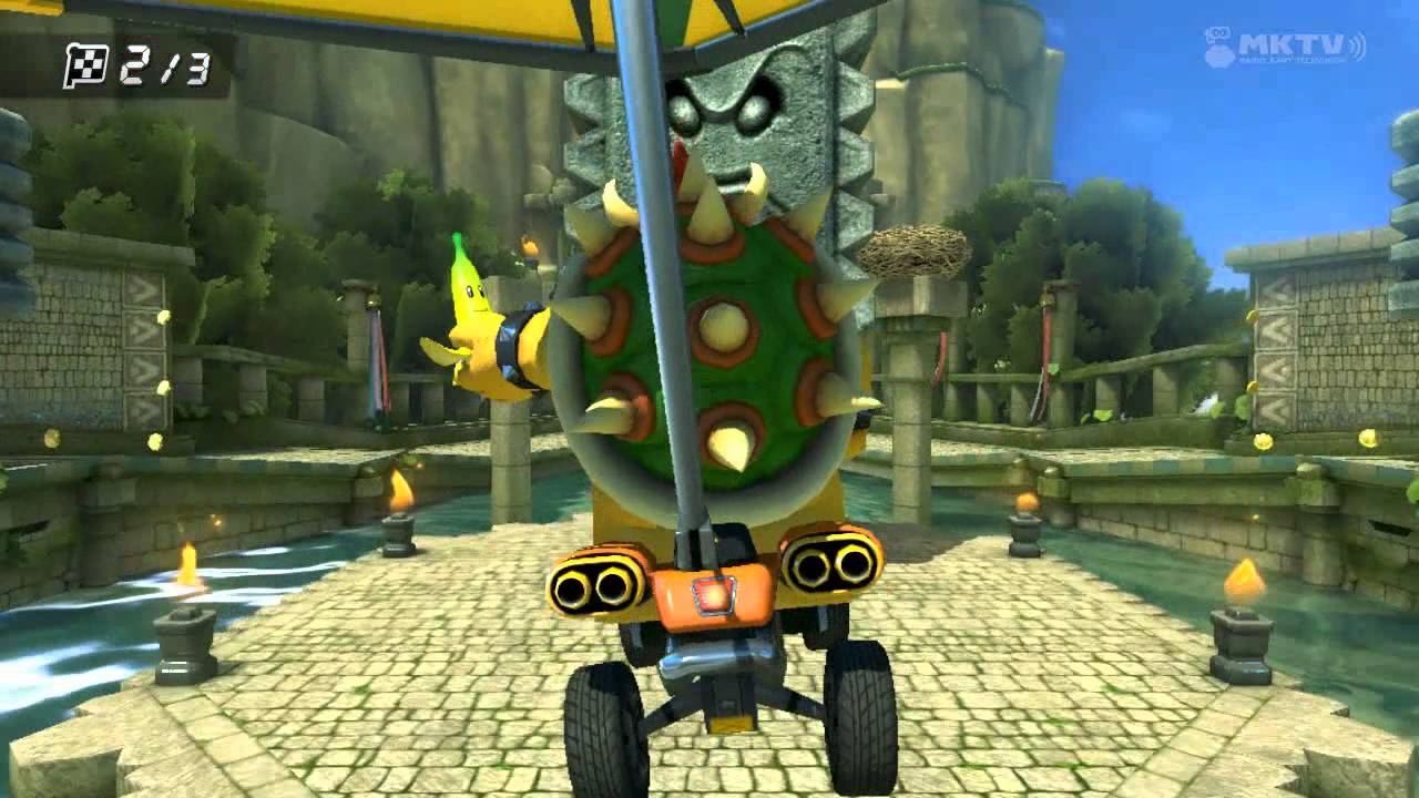 Wii U - Mario Kart 8 - Thwomp Ruins - YouTube