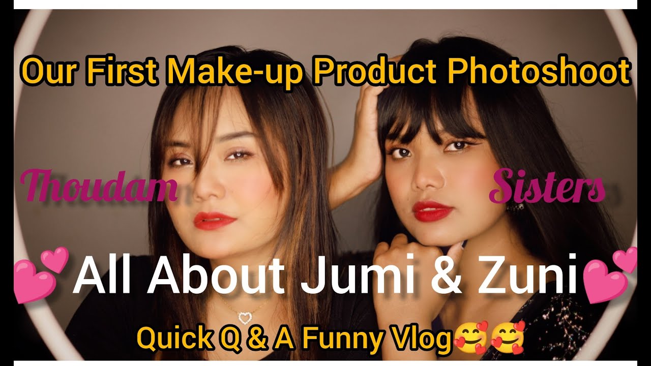 QUICK Q&A OF JUMI & ZUNI || OUR FIRST MAKEUP PRODUCT PHOTOSHOOT ...