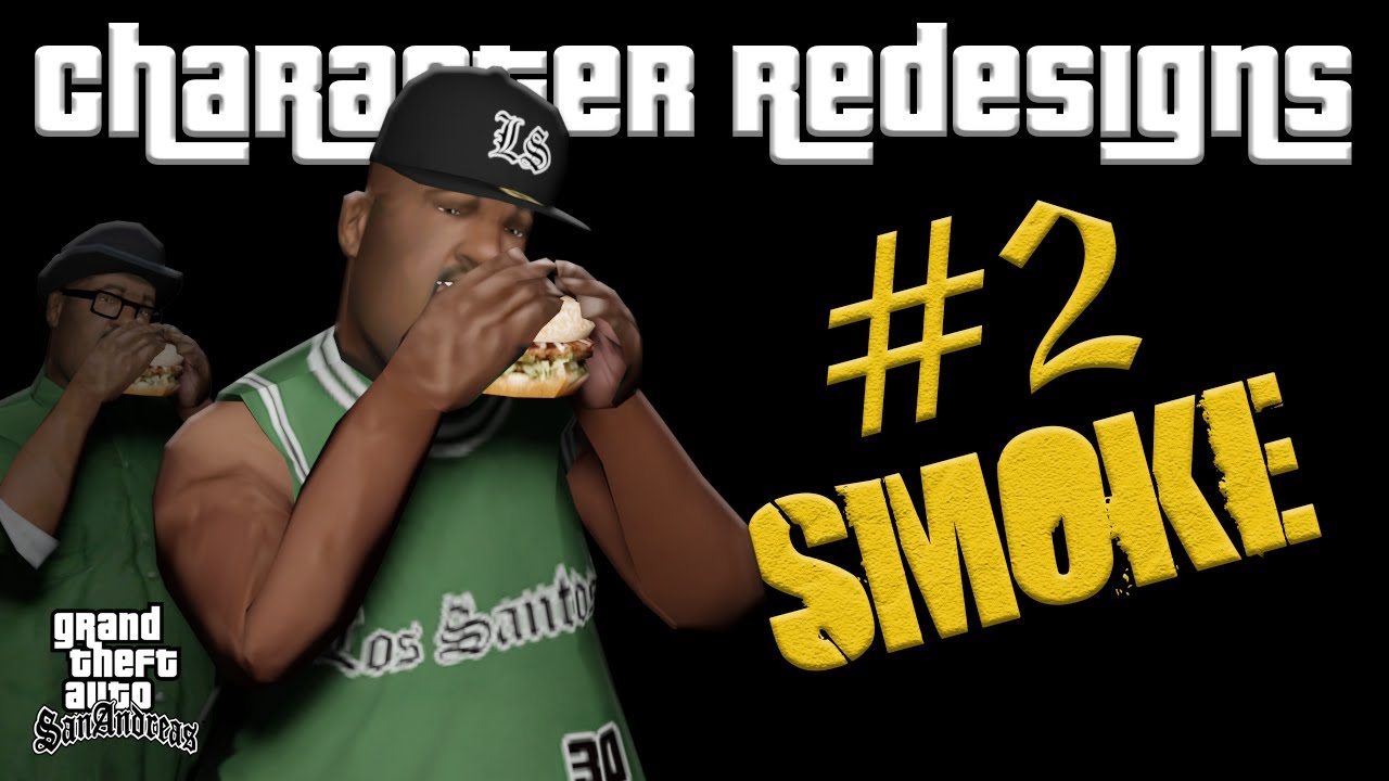 CHARACTER REDESIGNS | #2 Basket Smoke | for GTA SA | Android/PC ...