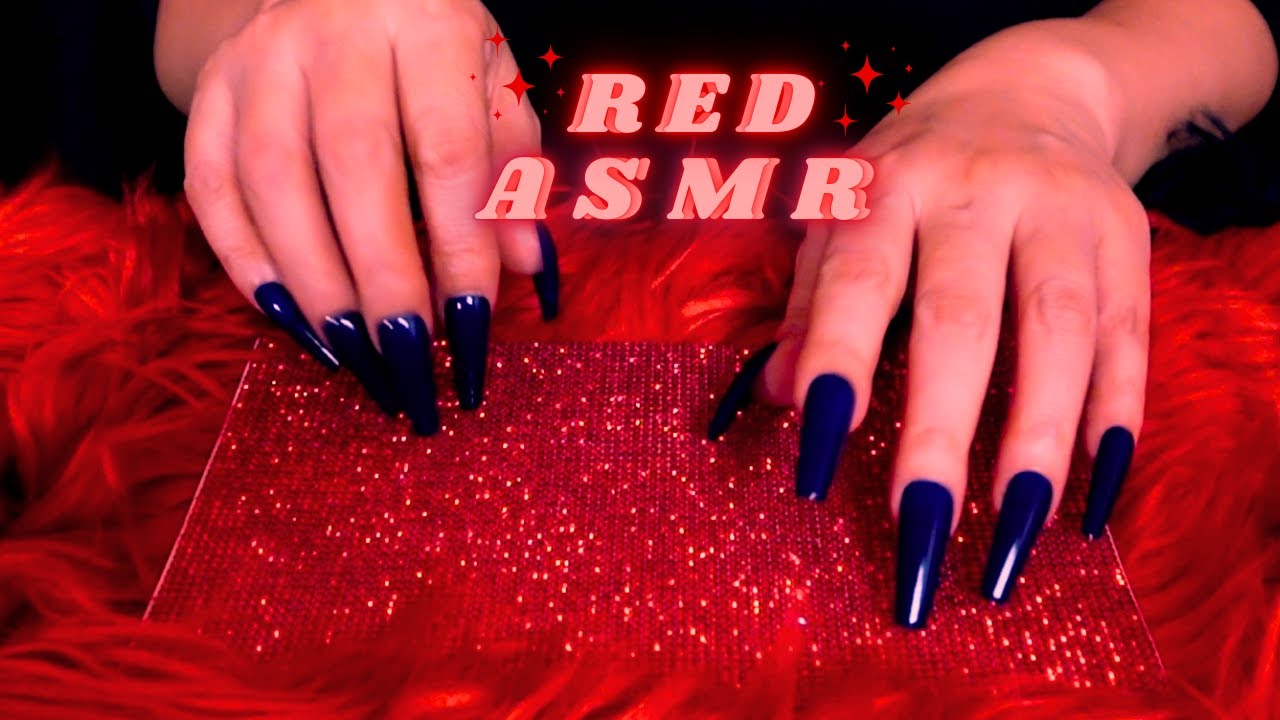 Red ASMR Triggers for Sleep ~ NO TALKING - YouTube