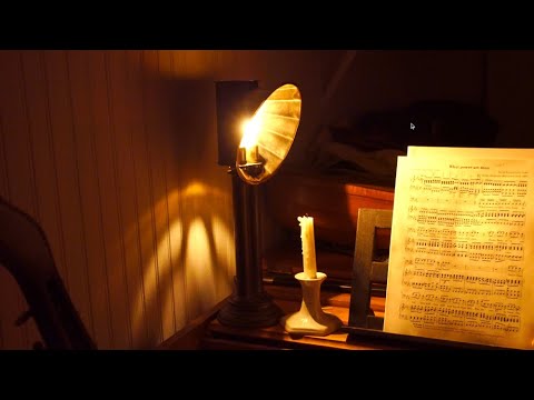 Victorian Brass Dual Candle Reading Lamp - YouTube