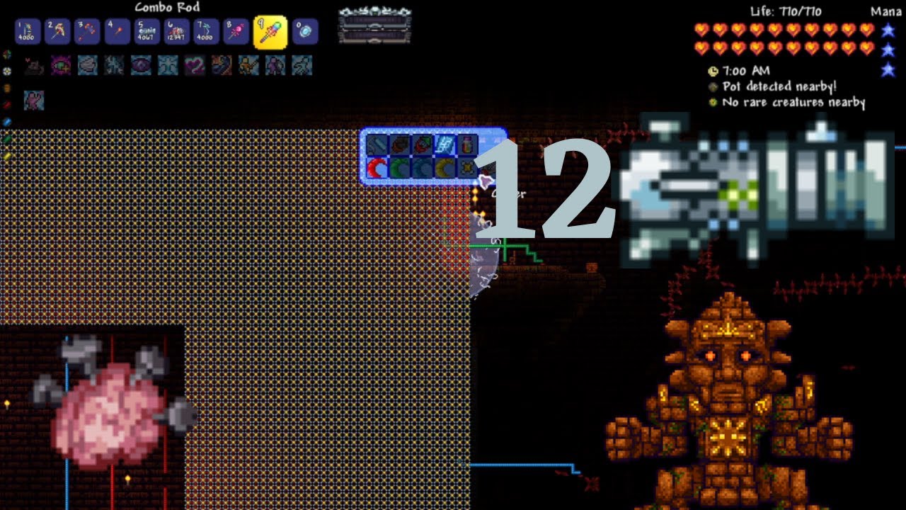 Terraria Calamity Malice Mode Season 2 Part 12: A Murderous Giant Rock ...