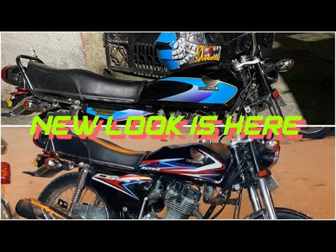 New Look of Honda CG 125 | New Design of Tanki Tappe | Honda cg 125 ...