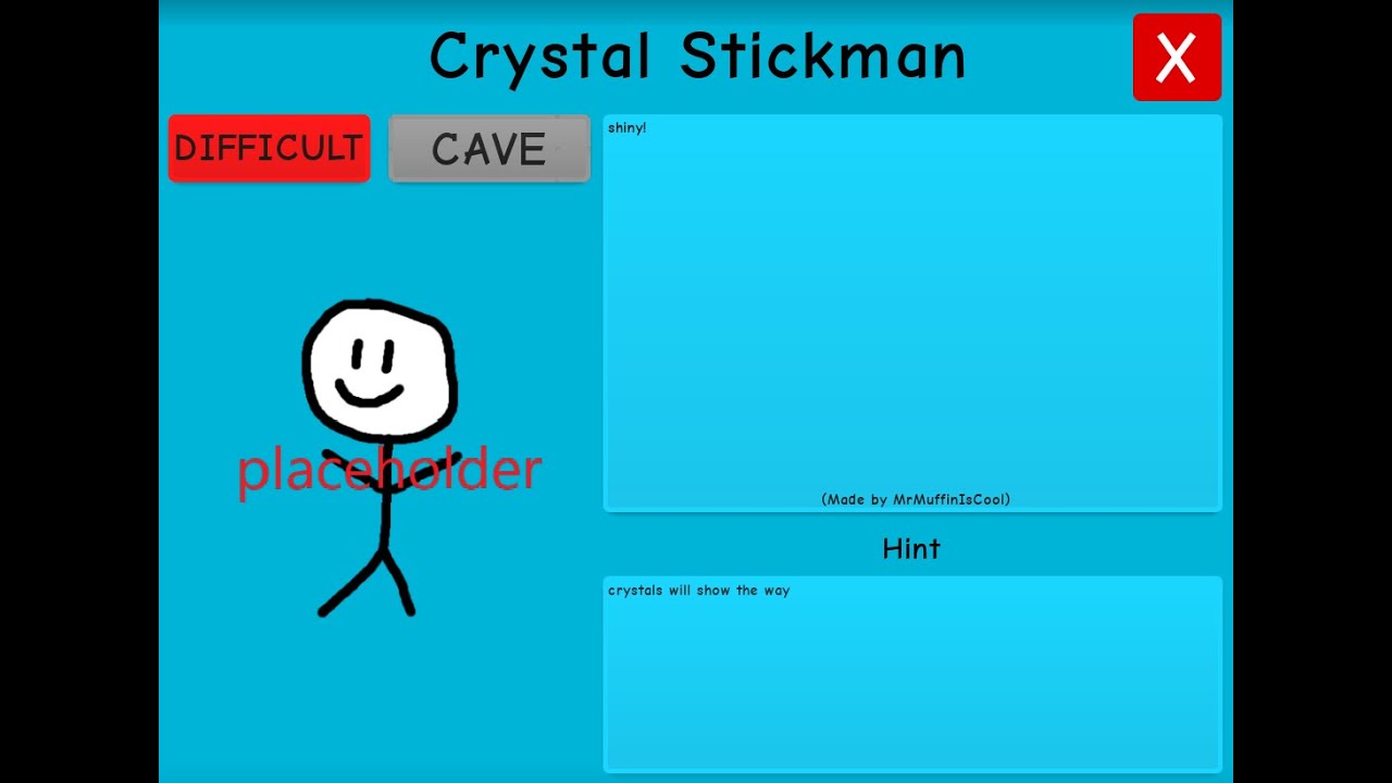 How to get the Crystal Stickman from the Cave area - Find the Stickmen ...