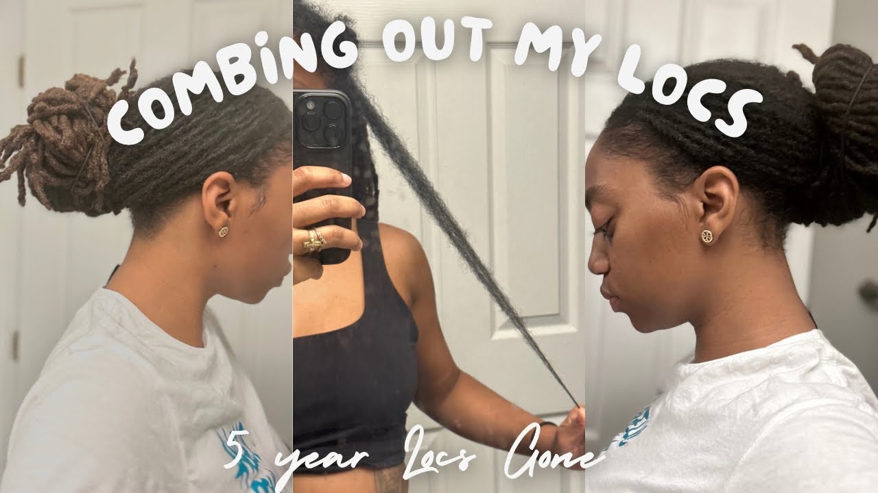 New Era| Combing out my 5 Year Old Locs| Trust The Process| New Year ...