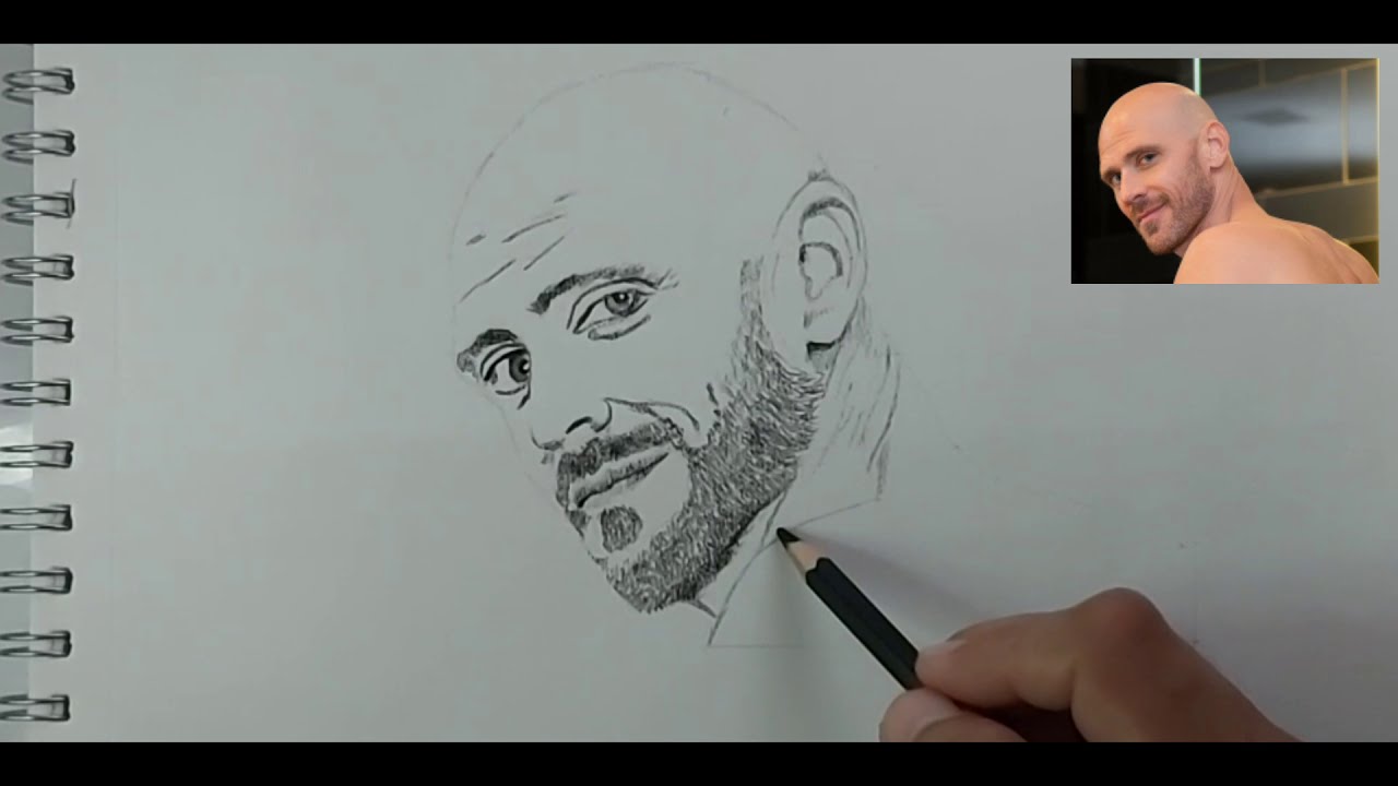 Johnny Sins Drawing | Shwet Sketches - YouTube