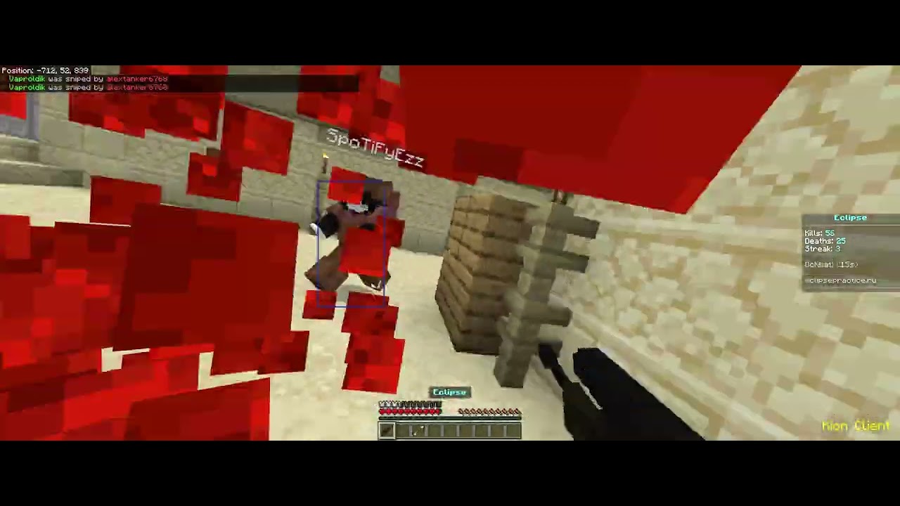 СКАЧАЛ ВХ ДЛЯ МАЙНКРАФТ ПЕ И СДЕСАНТИРОВАЛСЯ НА ДАСТ ИЗ КС 2 | Kion Client - YouTube