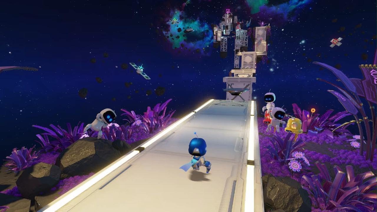 ASTRO's PLAYROOM Space Speed Run - YouTube