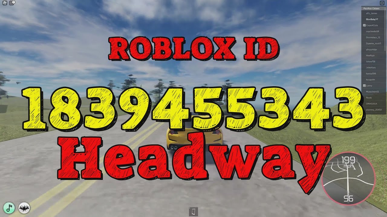 HEADWAY Roblox Song Codes - YouTube