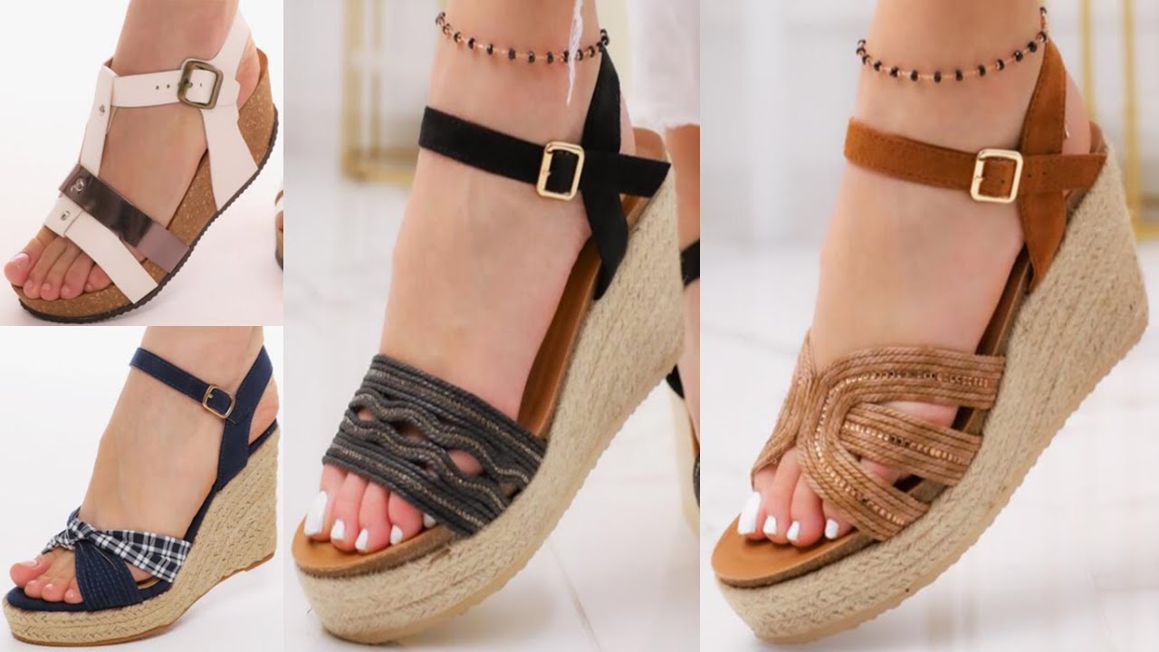 LATEST 2023 COMFORTABLE WEDGES STYLE SANDALS DESIGNS FOR WOMEN LATEST ...