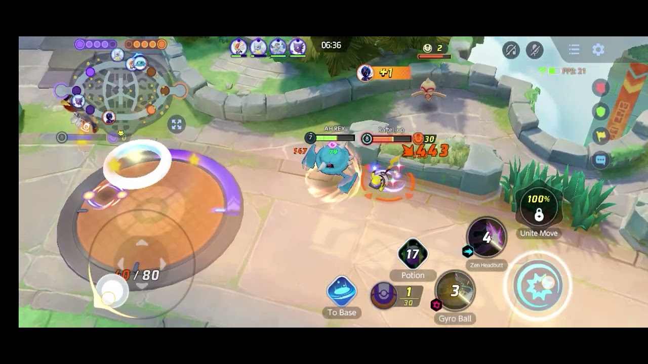 Legendary match in Pokemon unite - YouTube
