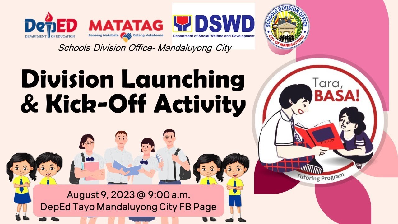 TARA BASA Division Launching and Kick-off Activity - YouTube