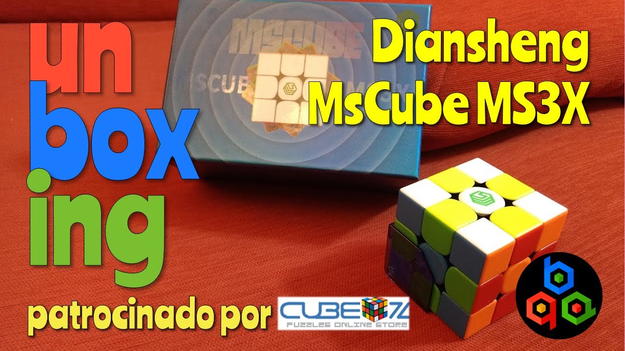 UNBOXING DIANSHENG MSCUBE MS3X 3x3 | PATROCINADO POR CUBEZZ - YouTube
