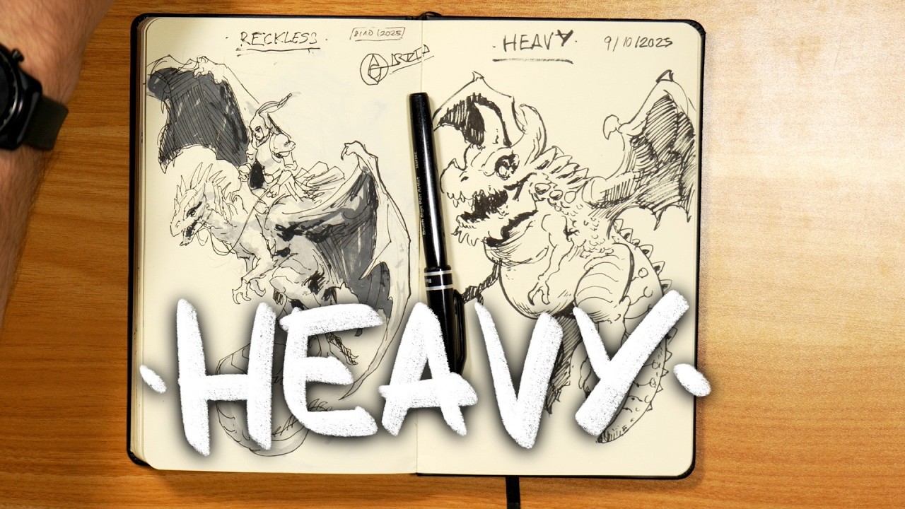 Solo necesitas 10 Minutos - Inktober 9 Heavy - - YouTube