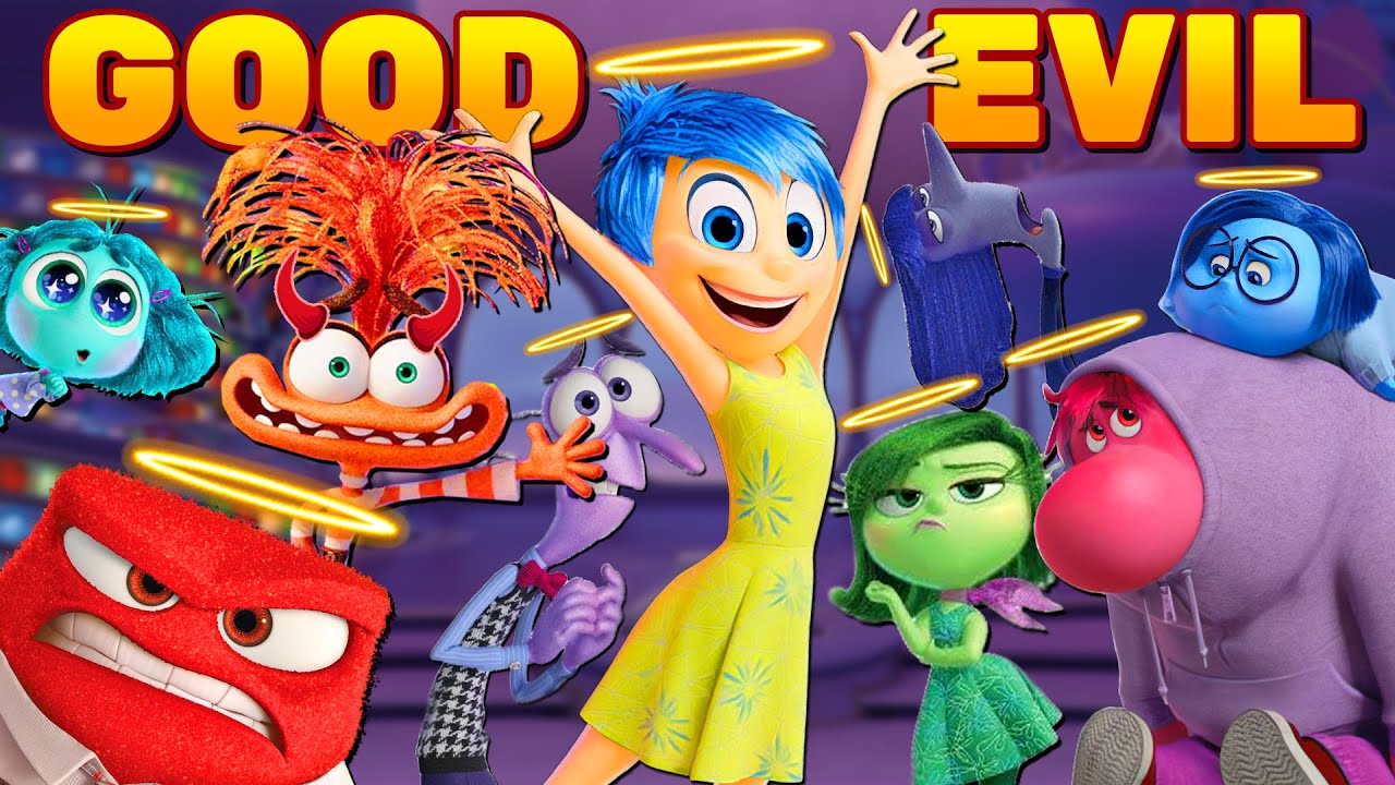 Pixar's Inside Out 2 Characters: Good to Evil - YouTube
