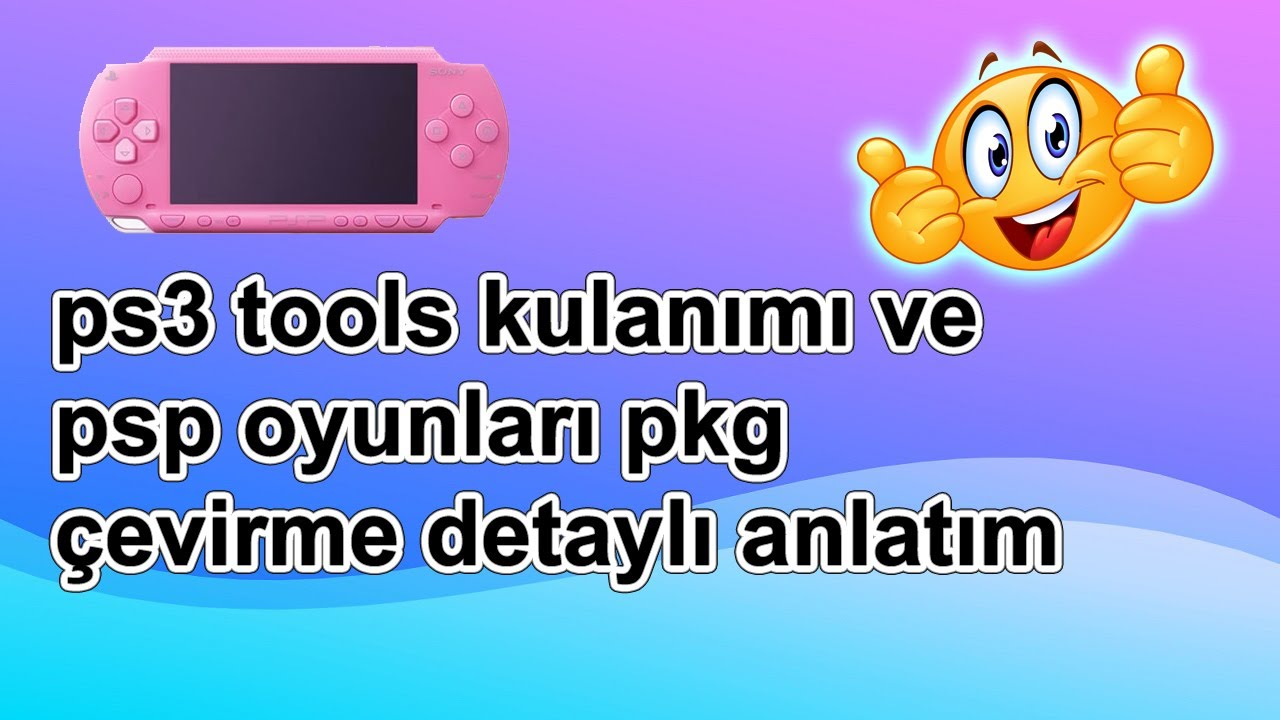 PS3 Tools Collection kulanımı ve psp oyunlarını pkg çevirme - YouTube