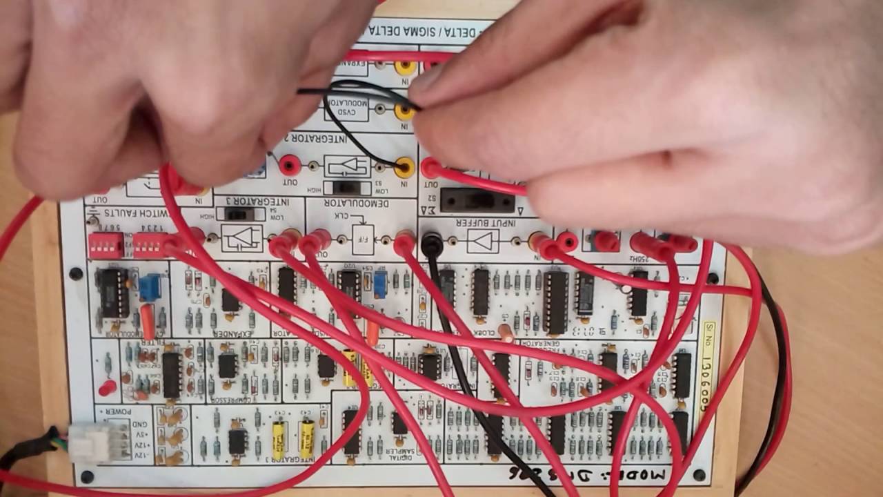 Delta modulation #drait #electronics #engineering #labexperiment - YouTube