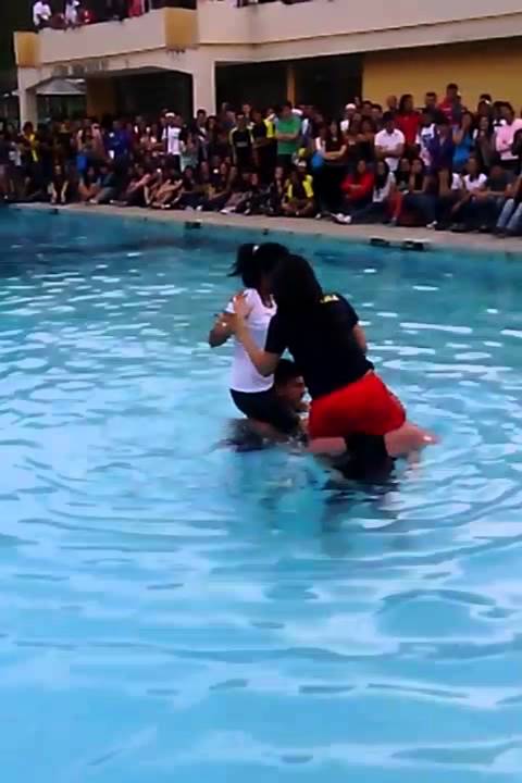 Women's Pool Fight - YouTube