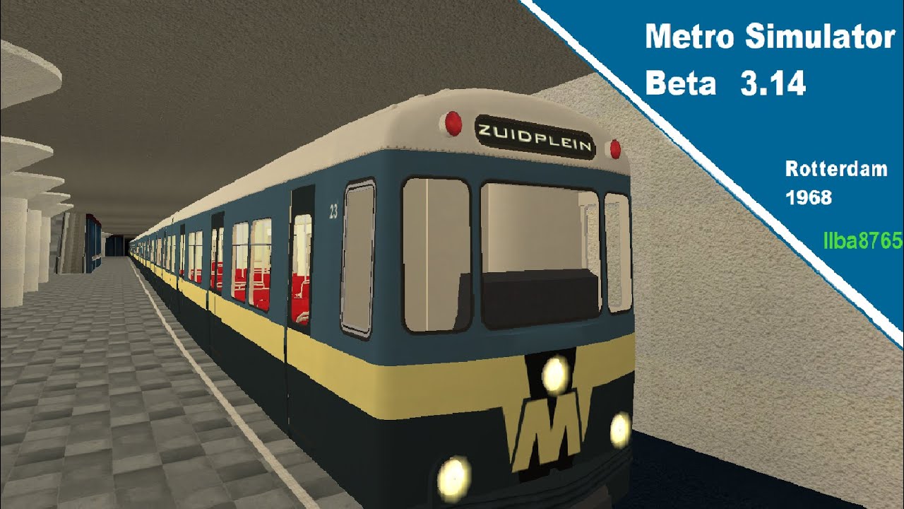 Metro Simulator Beta 3 14 Rotterdam 1968 MG2 RET - YouTube