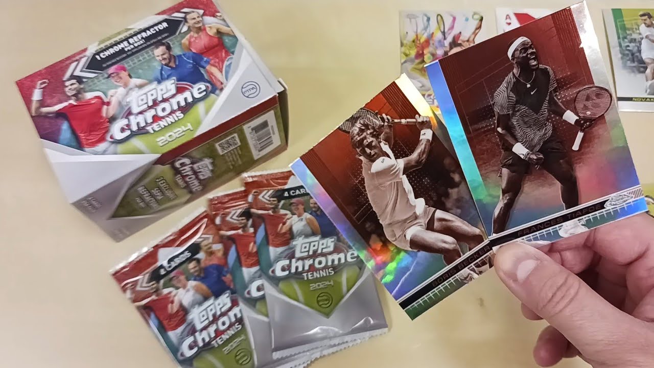 EXCLUSIVE SEPIA REFRACTOR CARD'S 3 PER BOX!! TOPPS CHROME 2024 TENNIS ...
