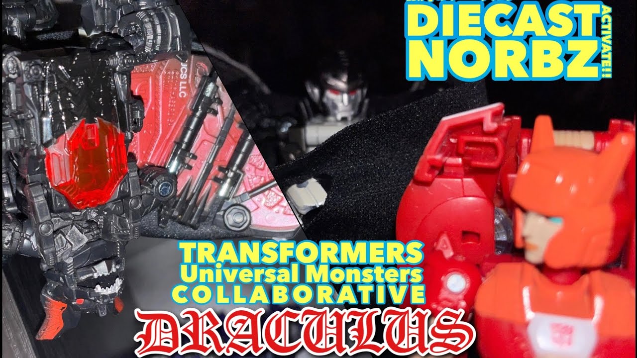 TRANSFORMERS UNIVERSAL MONSTERS COLLABORATIVE DRACULUS (DRACULA) - YouTube