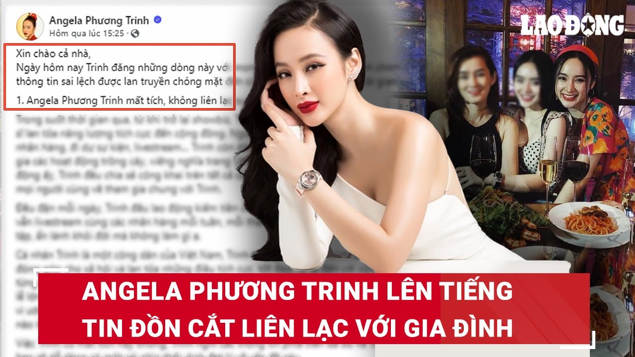 Bất ngờ động thái mới của Angela Phương Trinh giữa lùm xùm phát ngôn ...