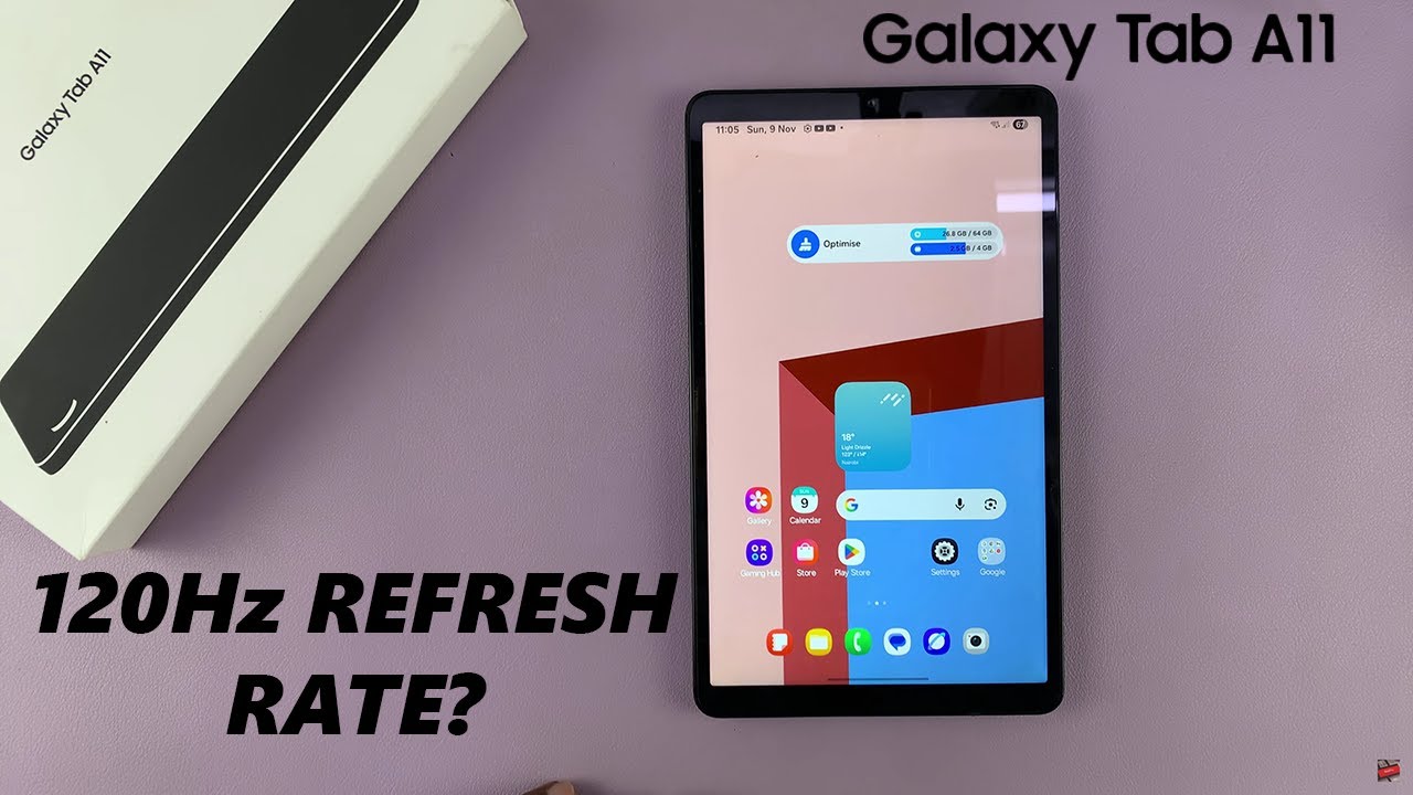 Does Samsung Galaxy Tab A11 Have 120Hz Refresh Rate? - YouTube